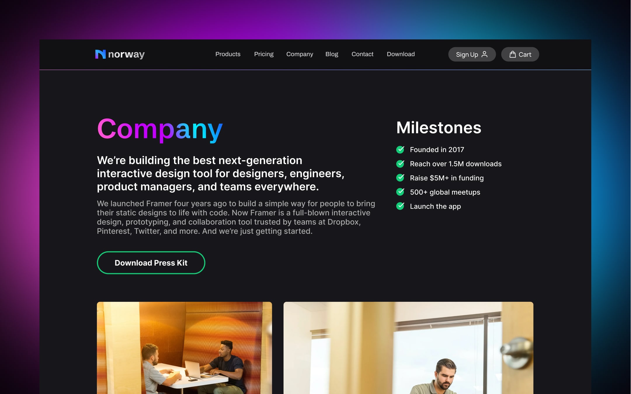 Sweden - SaaS Webflow Template | Wedoflow